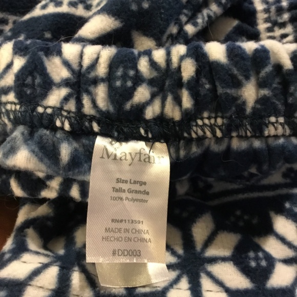 Mayfair | Intimates & Sleepwear | Mayfair Micro Fleece Pajama Pants ...